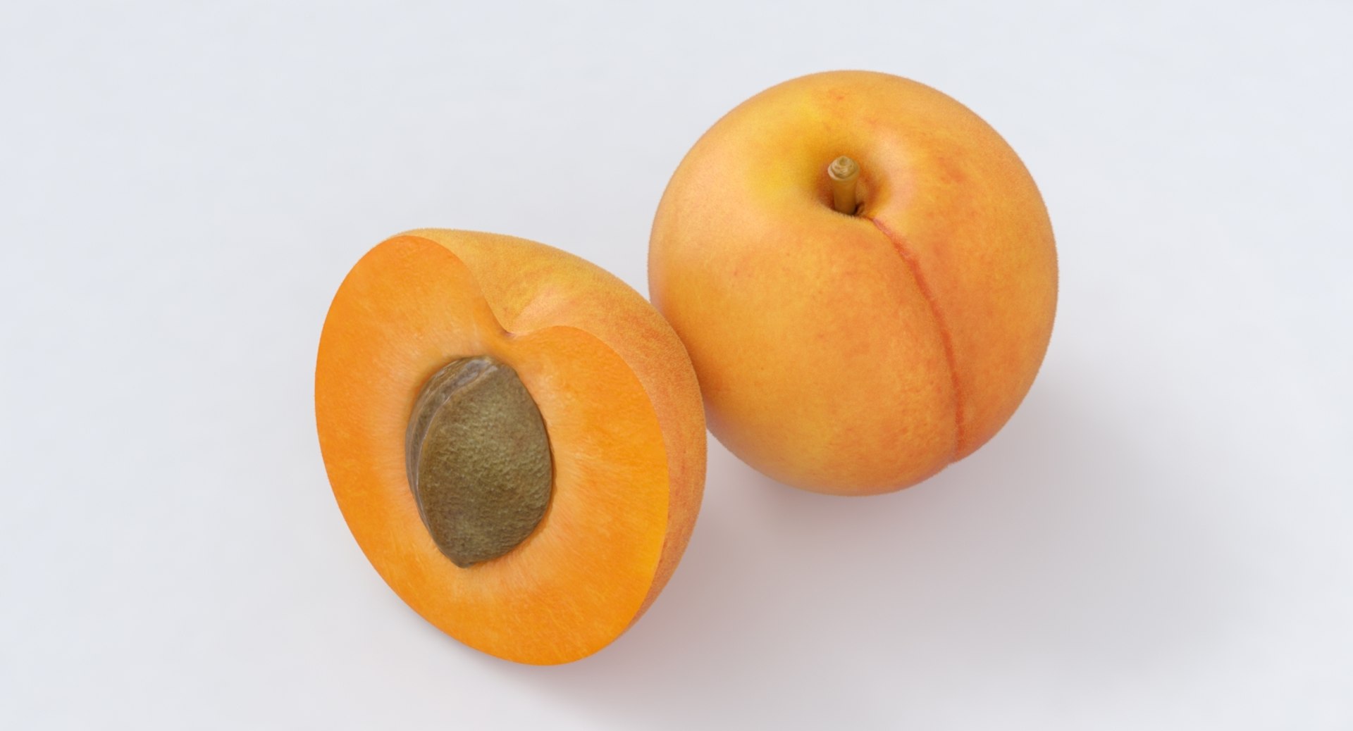 Apricot Fruit Model - TurboSquid 1272788