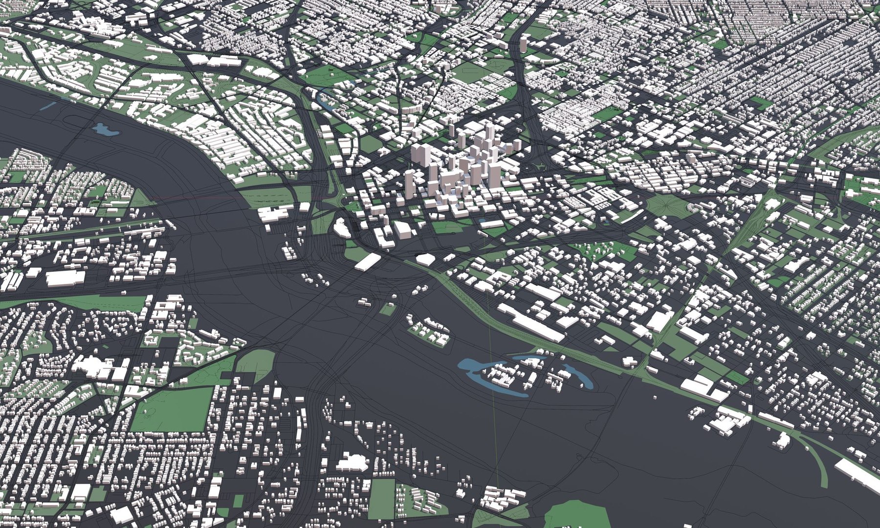 3D Texas Dallas USA - Mass Buildings - TurboSquid 2079852