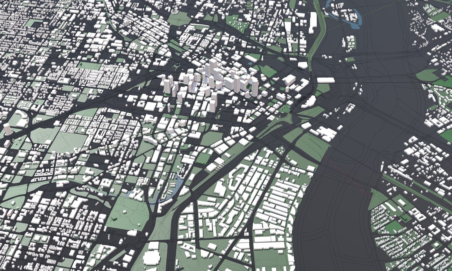 3D Texas Dallas USA - Mass Buildings - TurboSquid 2079852