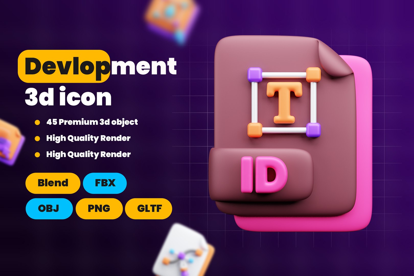 3D Design And Development 3d Illustration Icon Pack - TurboSquid 2252867