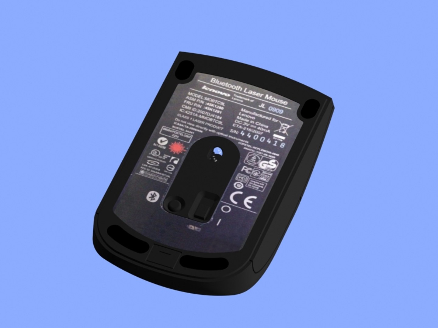 3d ibm bluetooth laser mouse