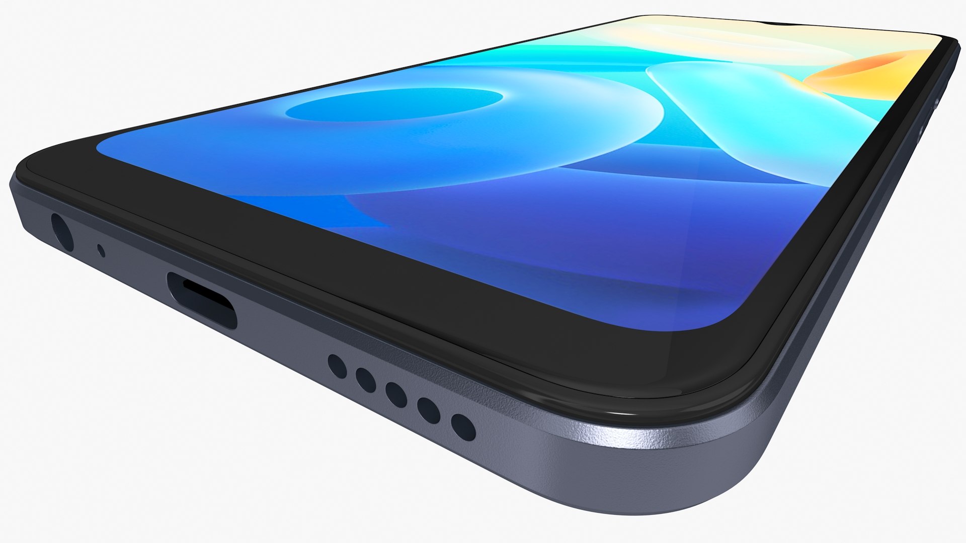 3D Vivo Y16 Black Model - TurboSquid 2019617