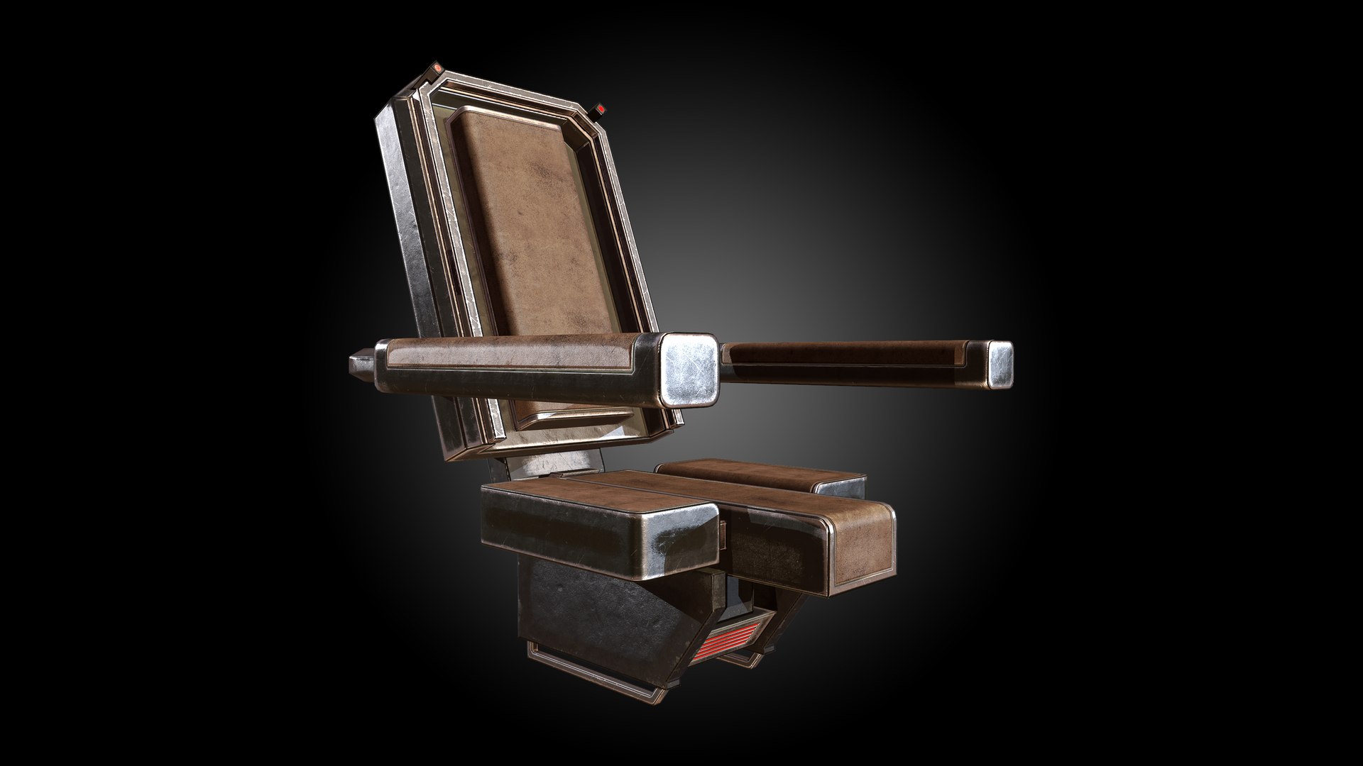 3D Cockpit Chair D Model - TurboSquid 1742800