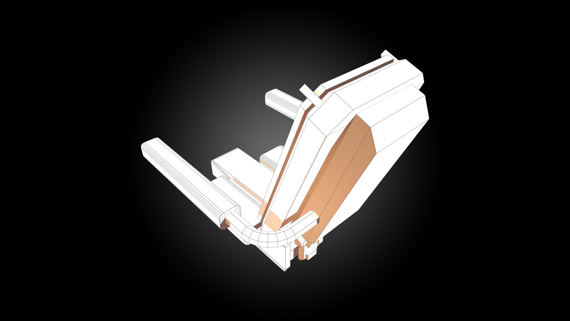 3D Cockpit Chair D Model - TurboSquid 1742800