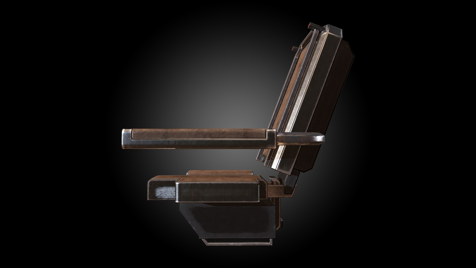 3D Cockpit Chair D Model - TurboSquid 1742800