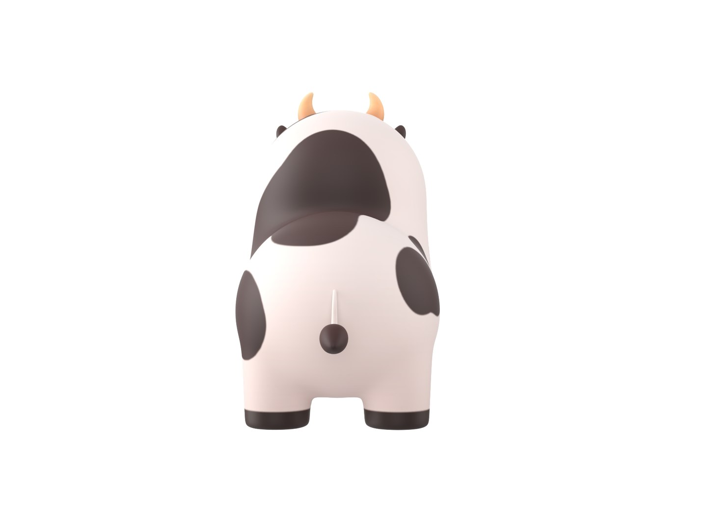 3D Cow Character - TurboSquid 2264629