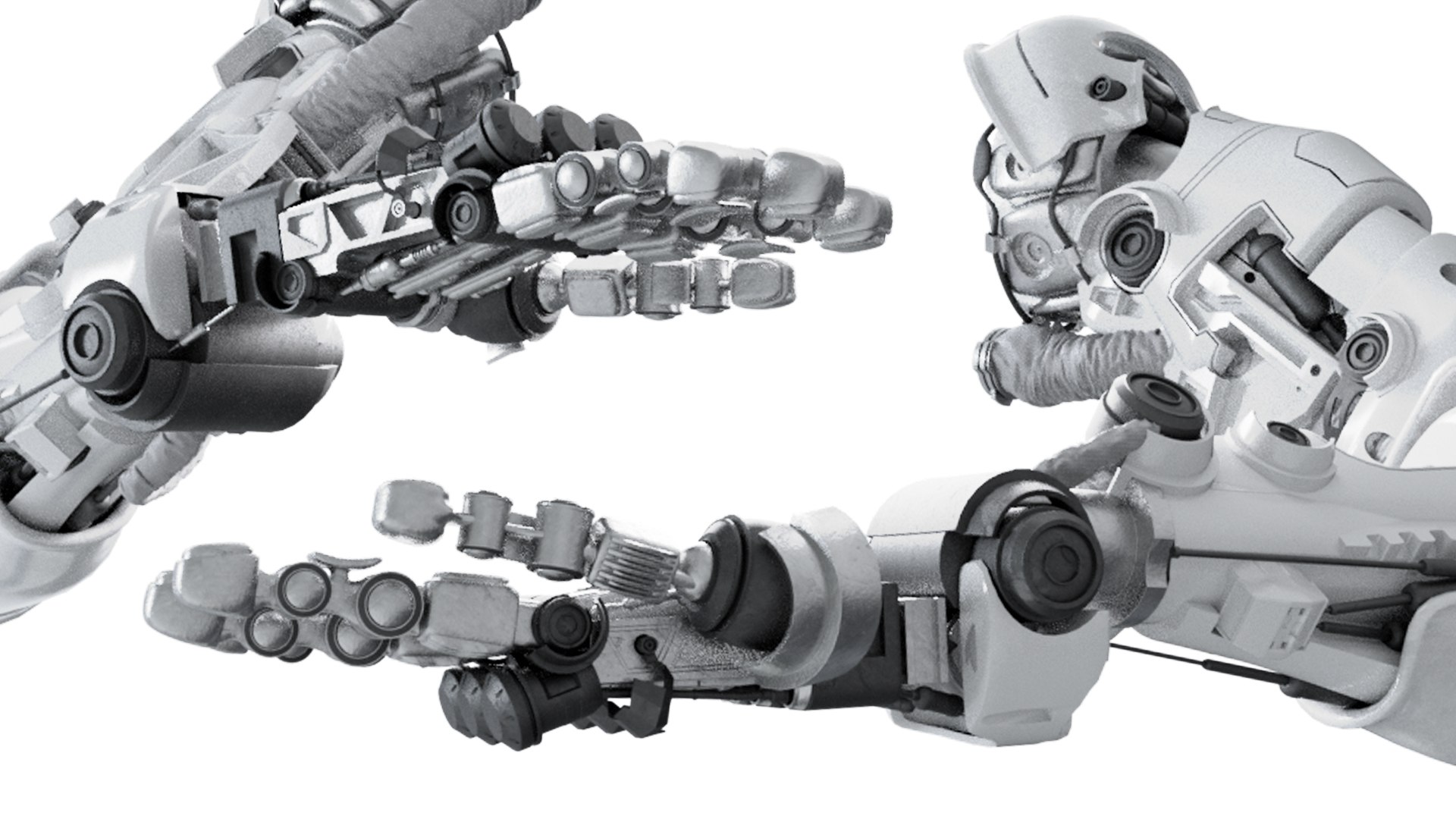 3D Hand Mechanical Robotic Model - TurboSquid 1658807