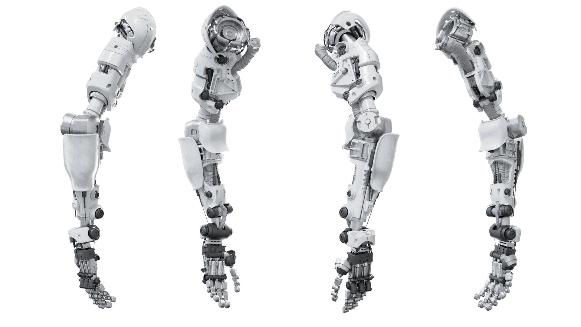 3D Hand Mechanical Robotic Model - TurboSquid 1658807