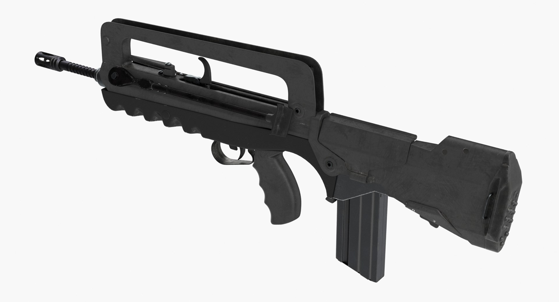Assault rifle famas f1 3D model - TurboSquid 1168016