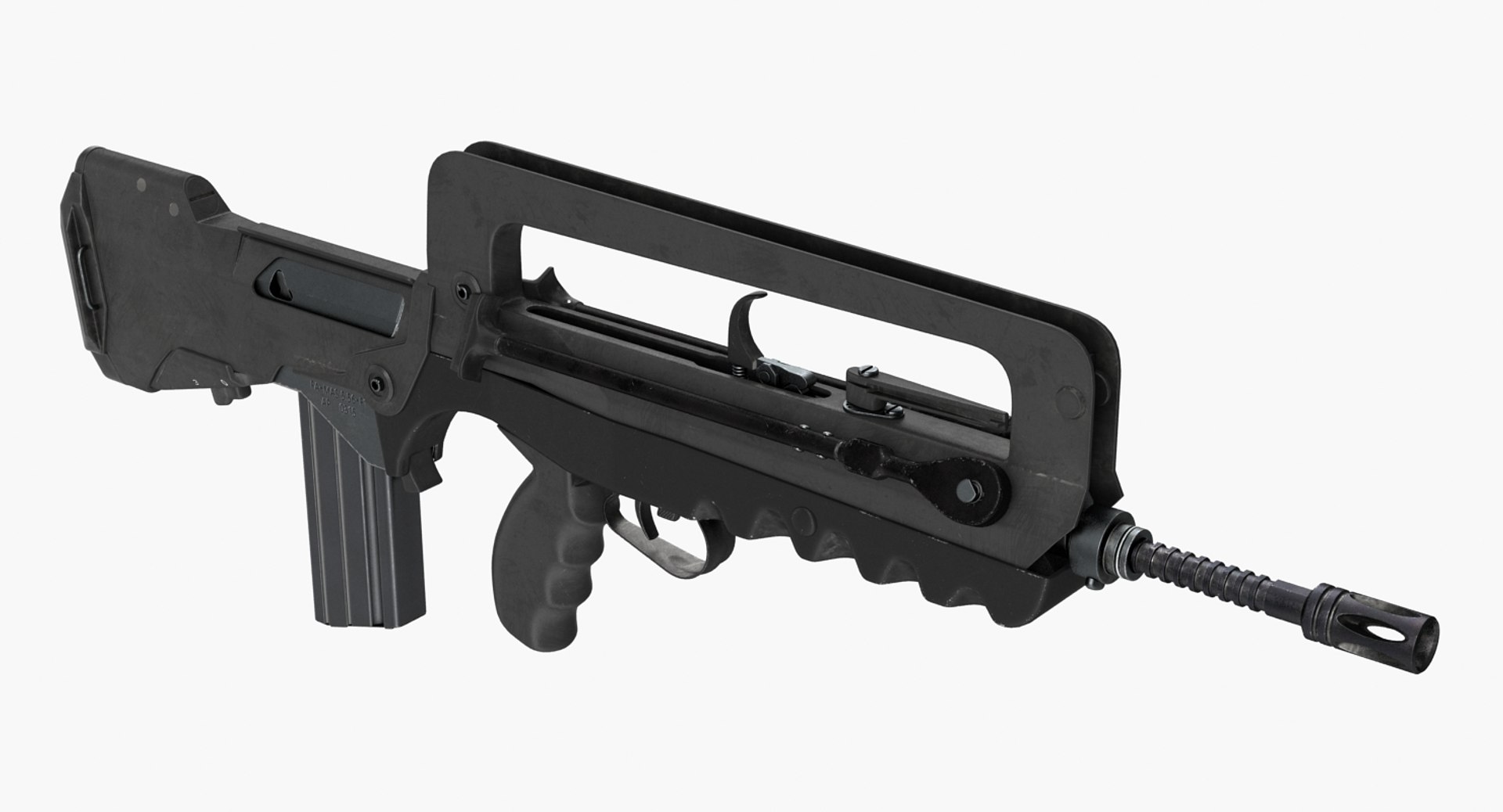 Assault rifle famas f1 3D model - TurboSquid 1168016