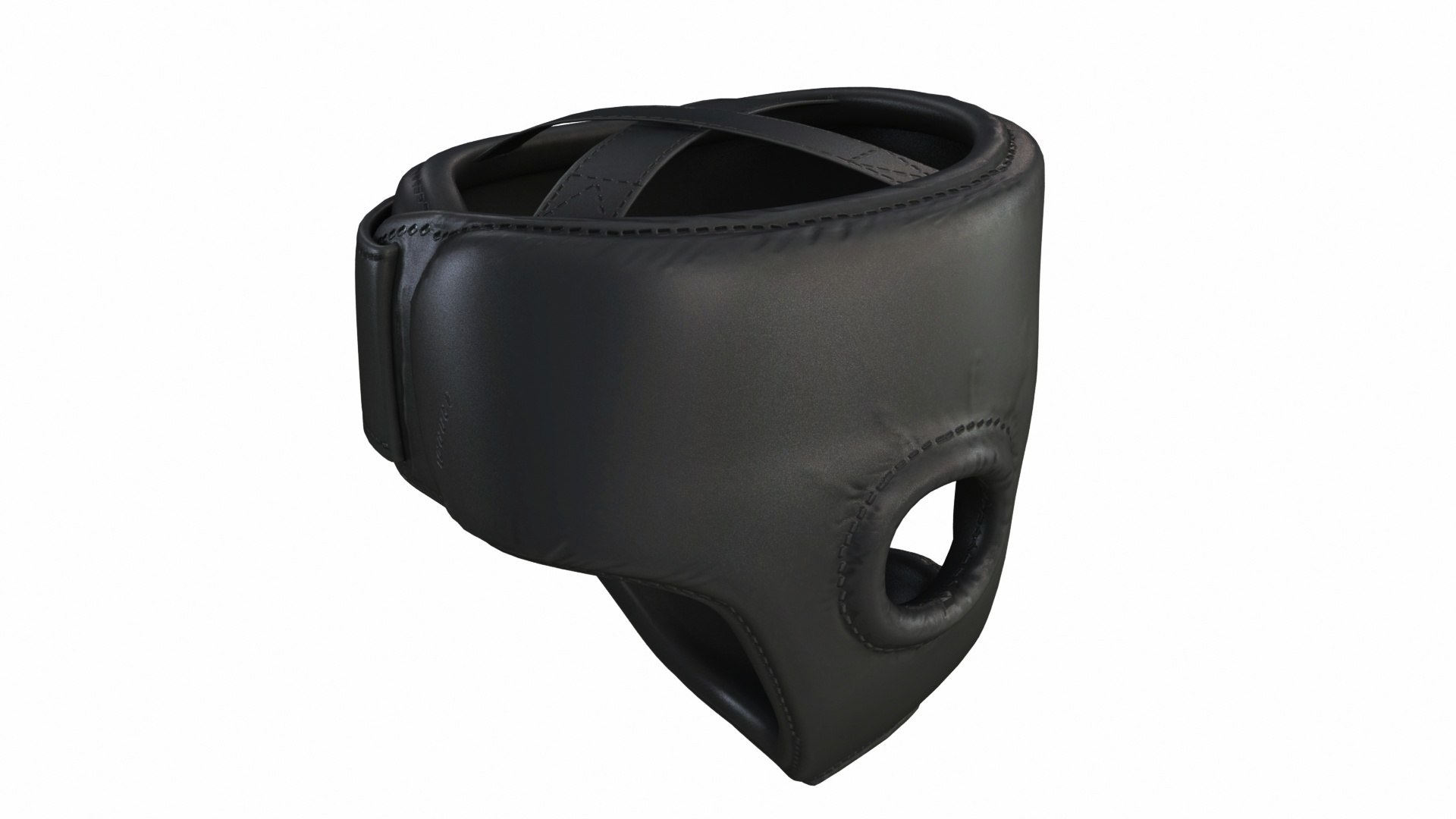 Boxing Head Gear Black model - TurboSquid 1947801