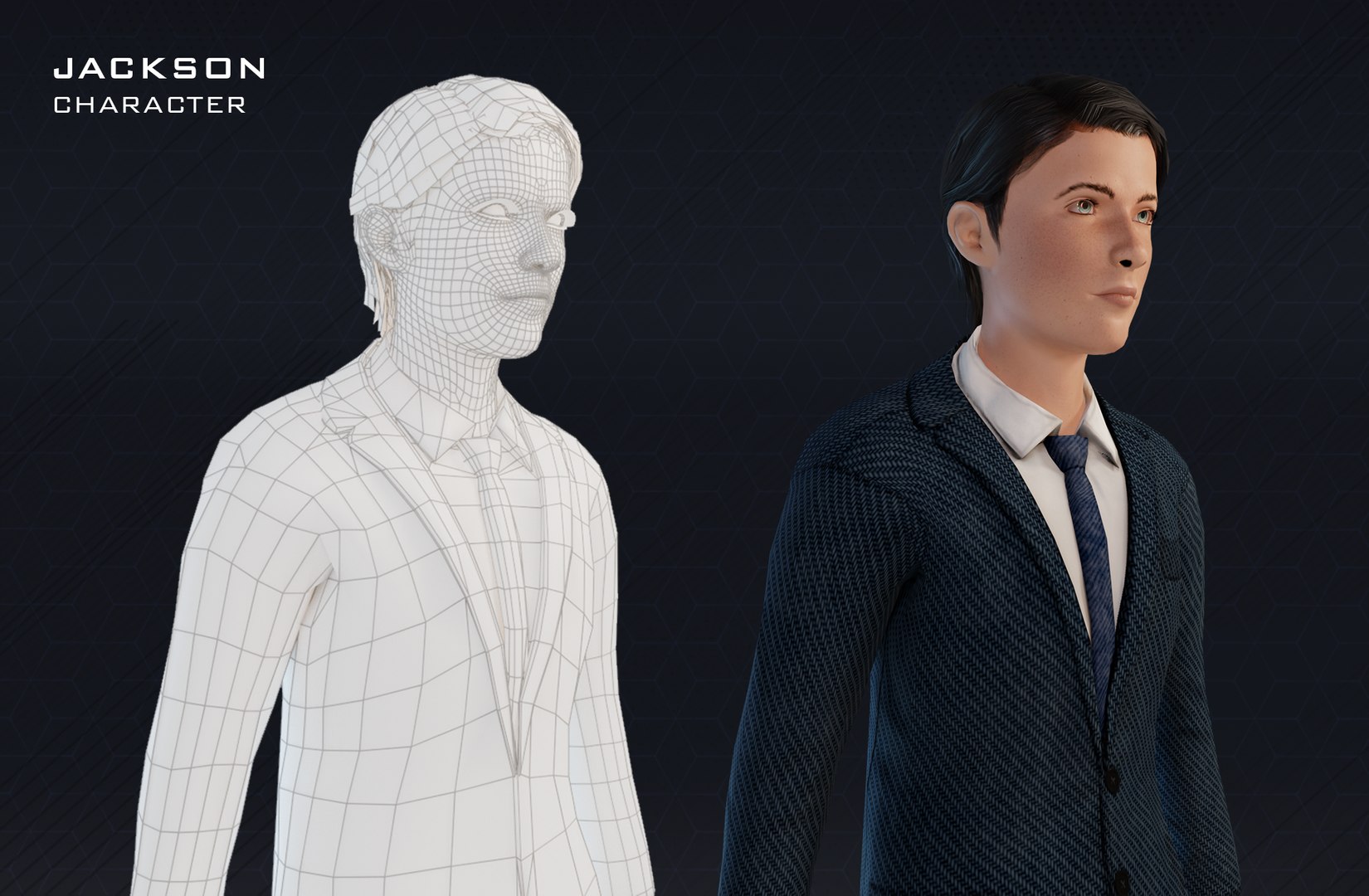 Character Jackson 3D model - TurboSquid 2087317