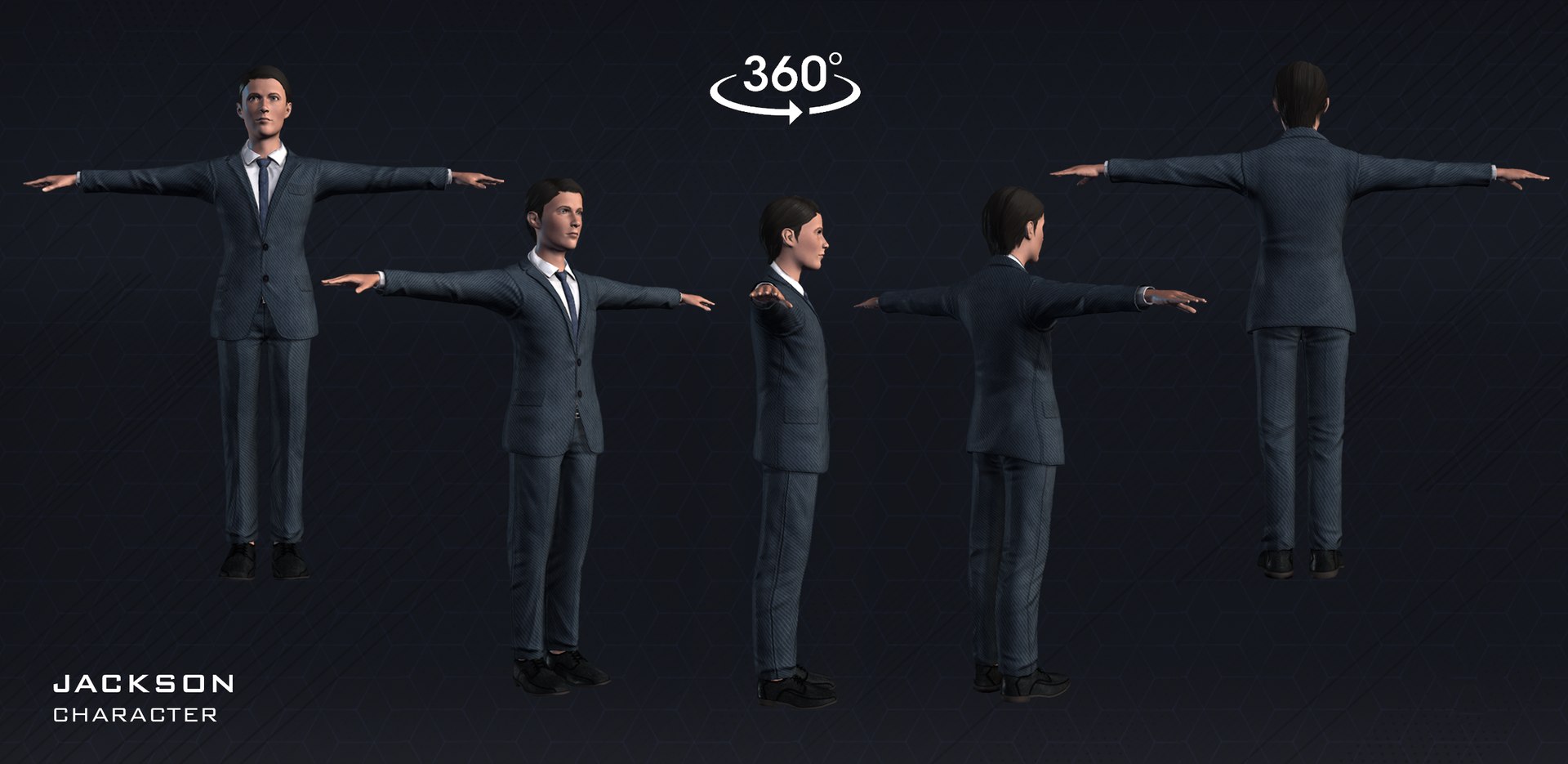 Character Jackson 3D model - TurboSquid 2087317