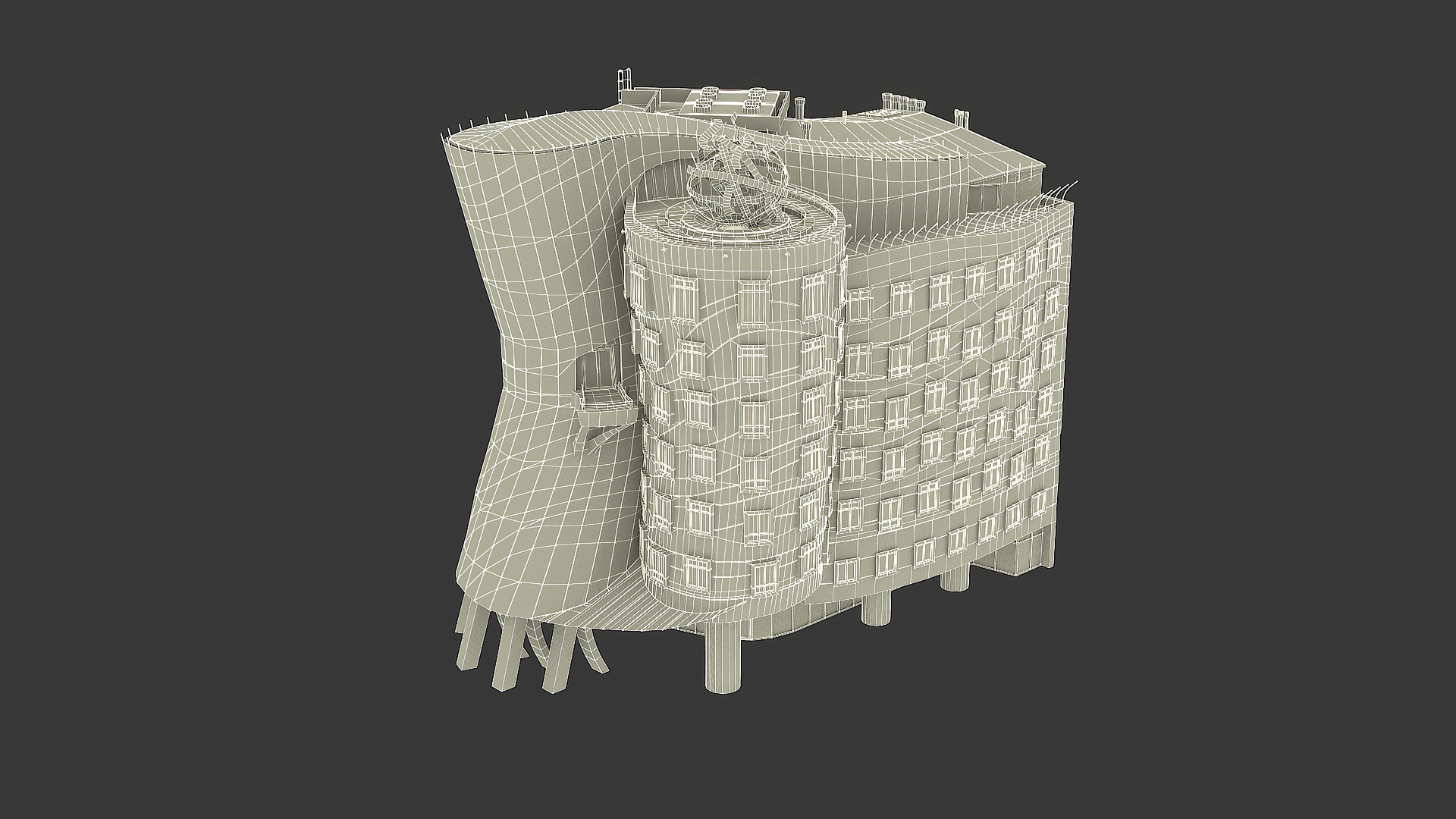 Dancing House Prague Model - TurboSquid 2320401