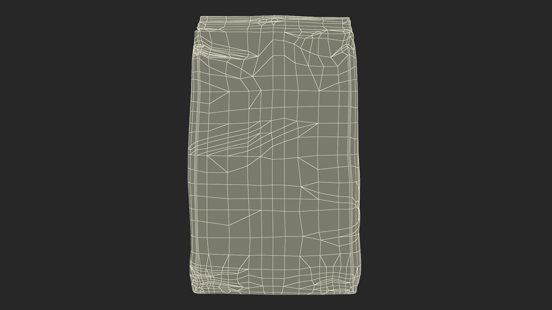 3D Foil Package 2lb Mockup Beige model - TurboSquid 1926866