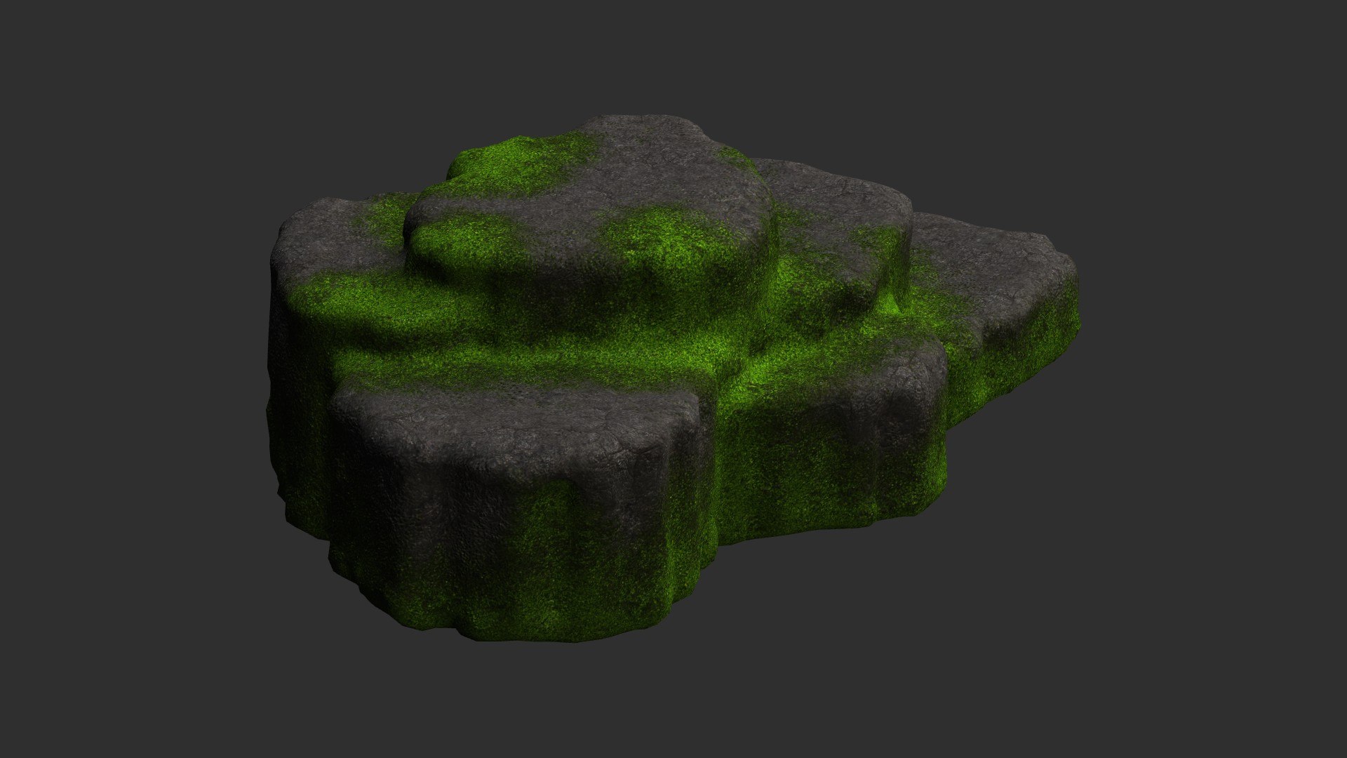 Cave Platform 4 - Moss 2 3D - TurboSquid 2083188