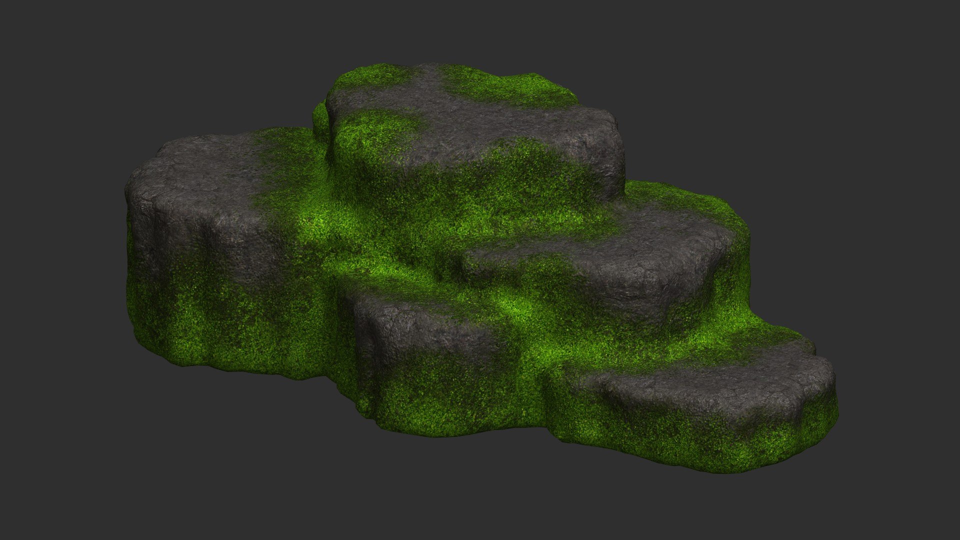 Cave Platform 4 - Moss 2 3D - TurboSquid 2083188