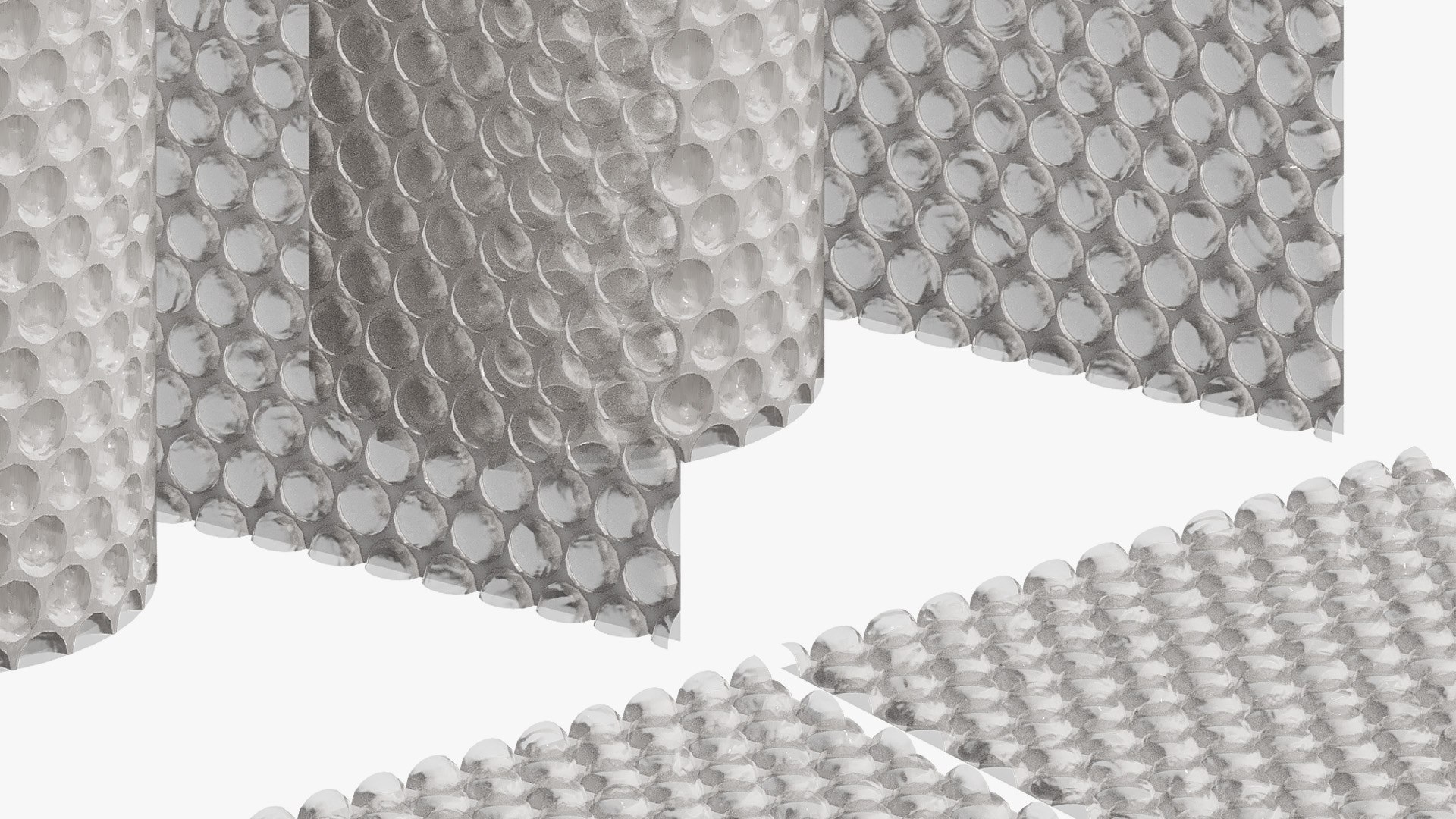 3D Bubble Wrap Model - TurboSquid 2213781