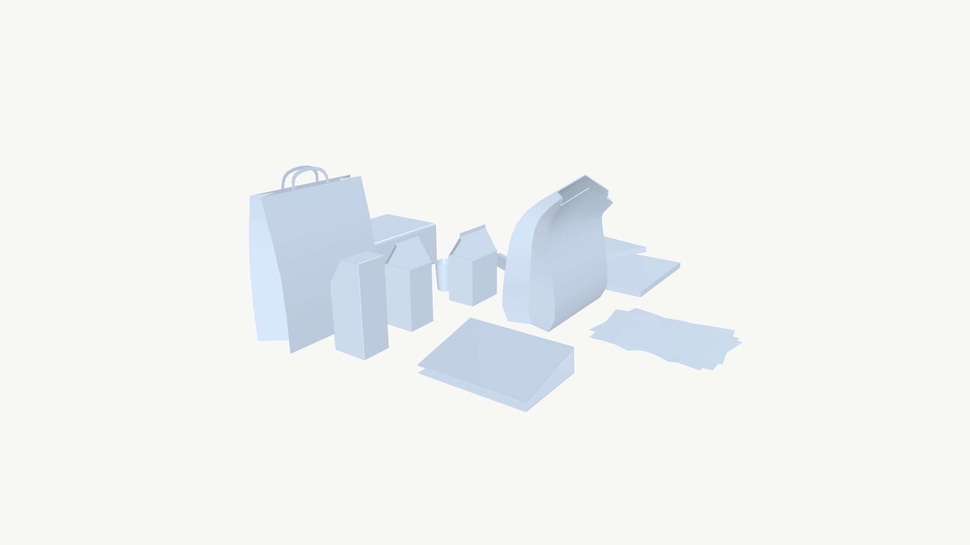 3D Paper Waste - TurboSquid 2273240