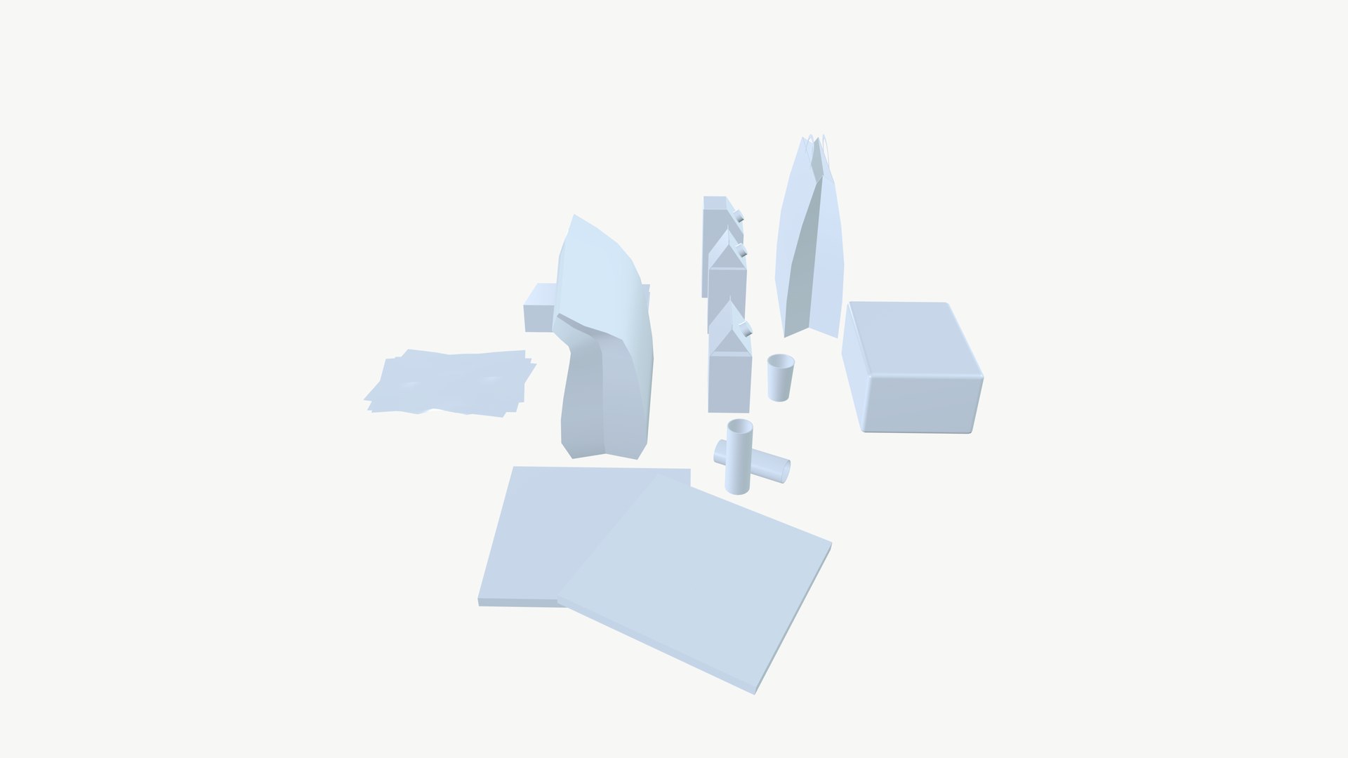 3D Paper Waste - TurboSquid 2273240