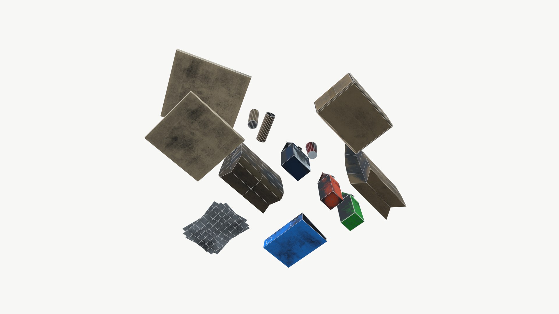 3D Paper Waste - TurboSquid 2273240