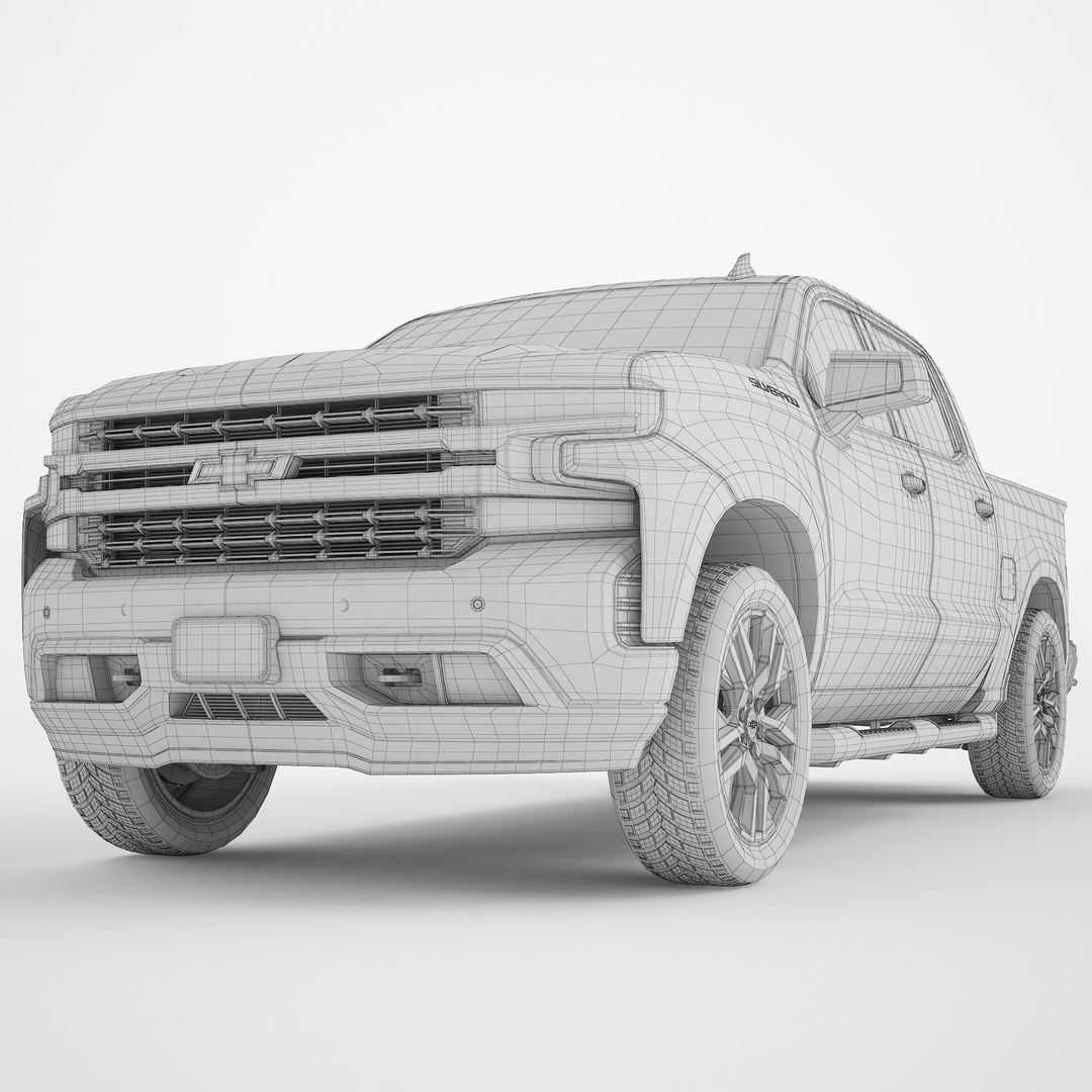 3D Chevrolet Silverado 1500 RST 2021 01 Model - TurboSquid 2281307