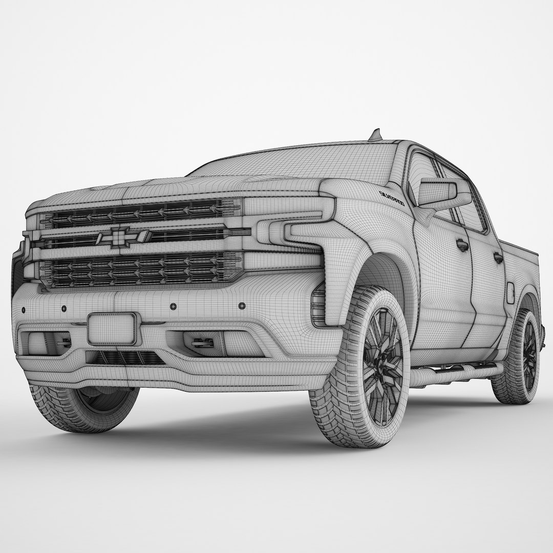 3D Chevrolet Silverado 1500 RST 2021 01 Model - TurboSquid 2281307
