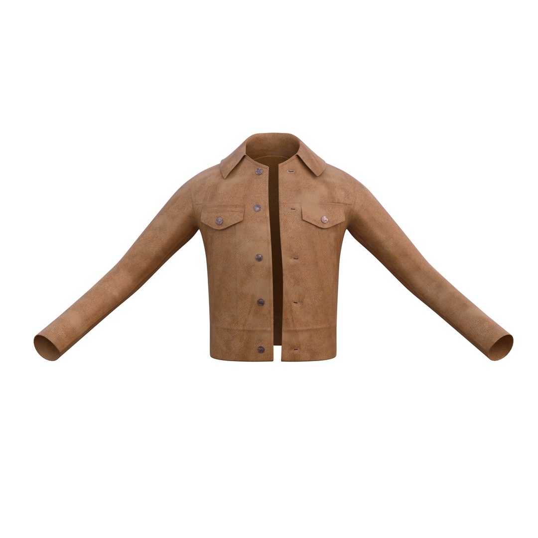 3D Model Low Poly Cowboy Jacket - TurboSquid 2419359