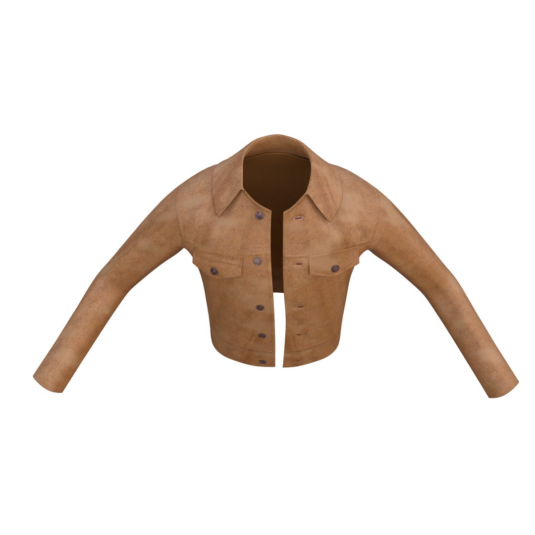 3D Model Low Poly Cowboy Jacket - TurboSquid 2419359