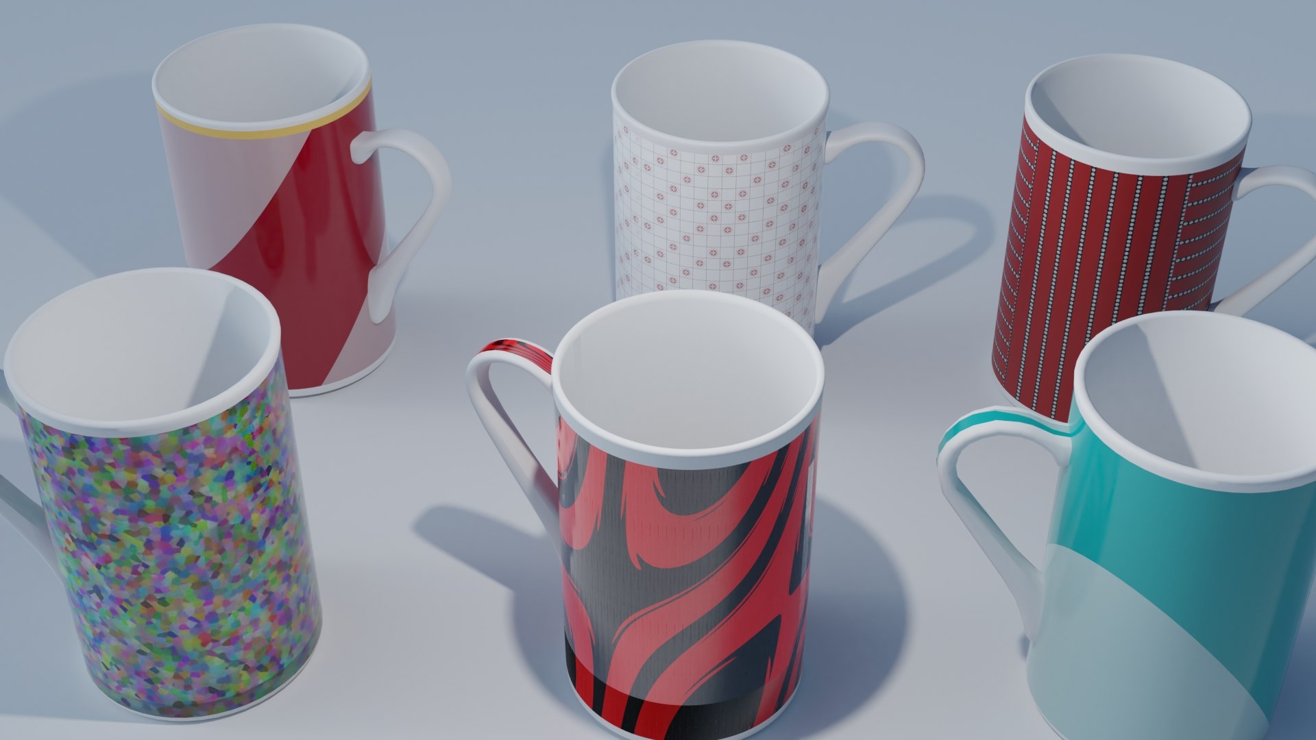 3D Teacup Set model - TurboSquid 1805123