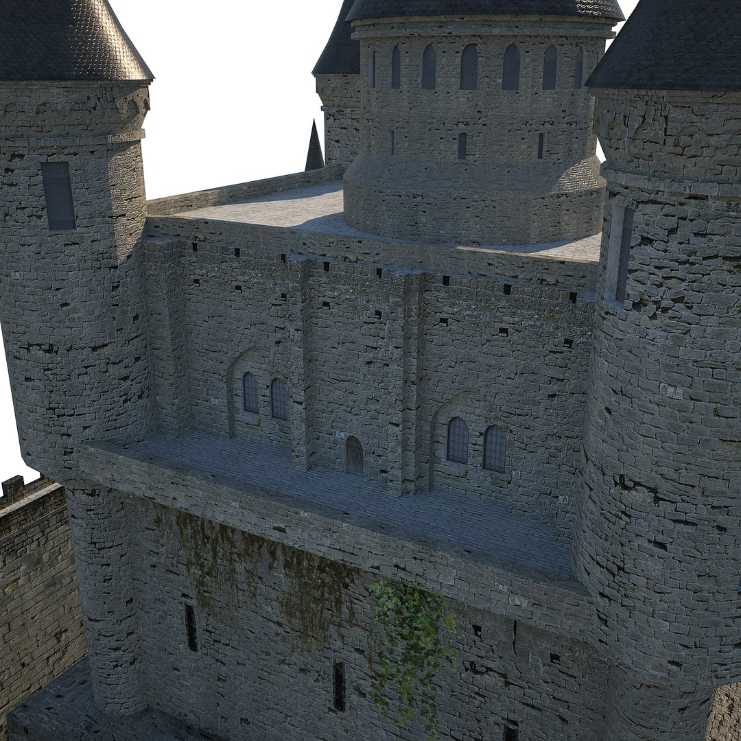 Fortress Medieval Building Model - TurboSquid 1221774