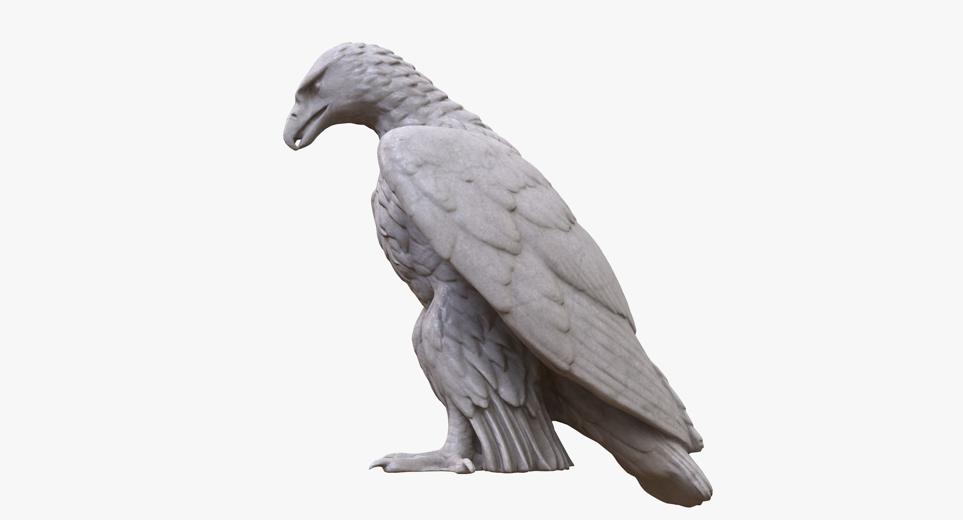 3D Eagle Statue Model - TurboSquid 2159850