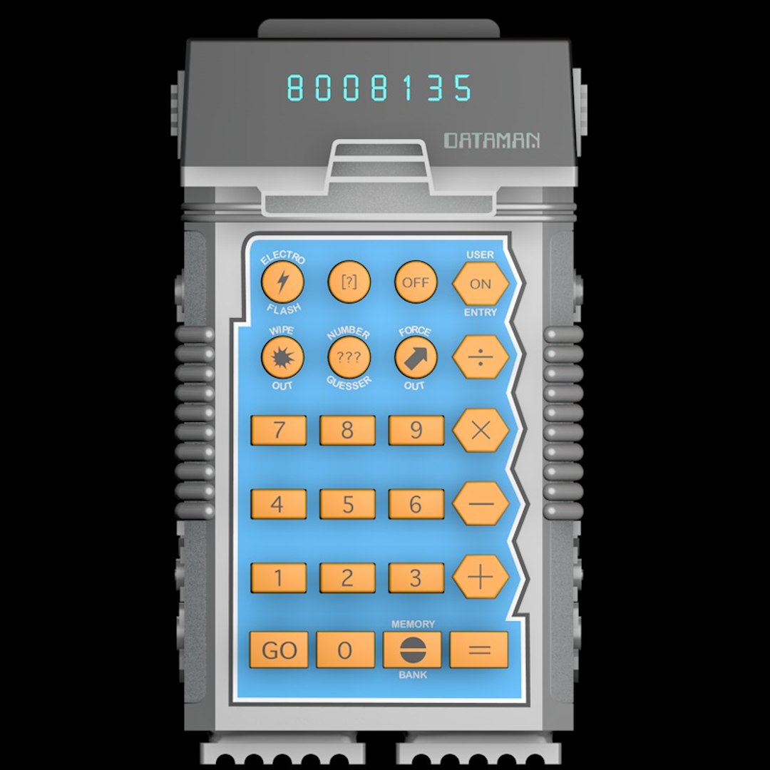 3d Model Dataman Calculator