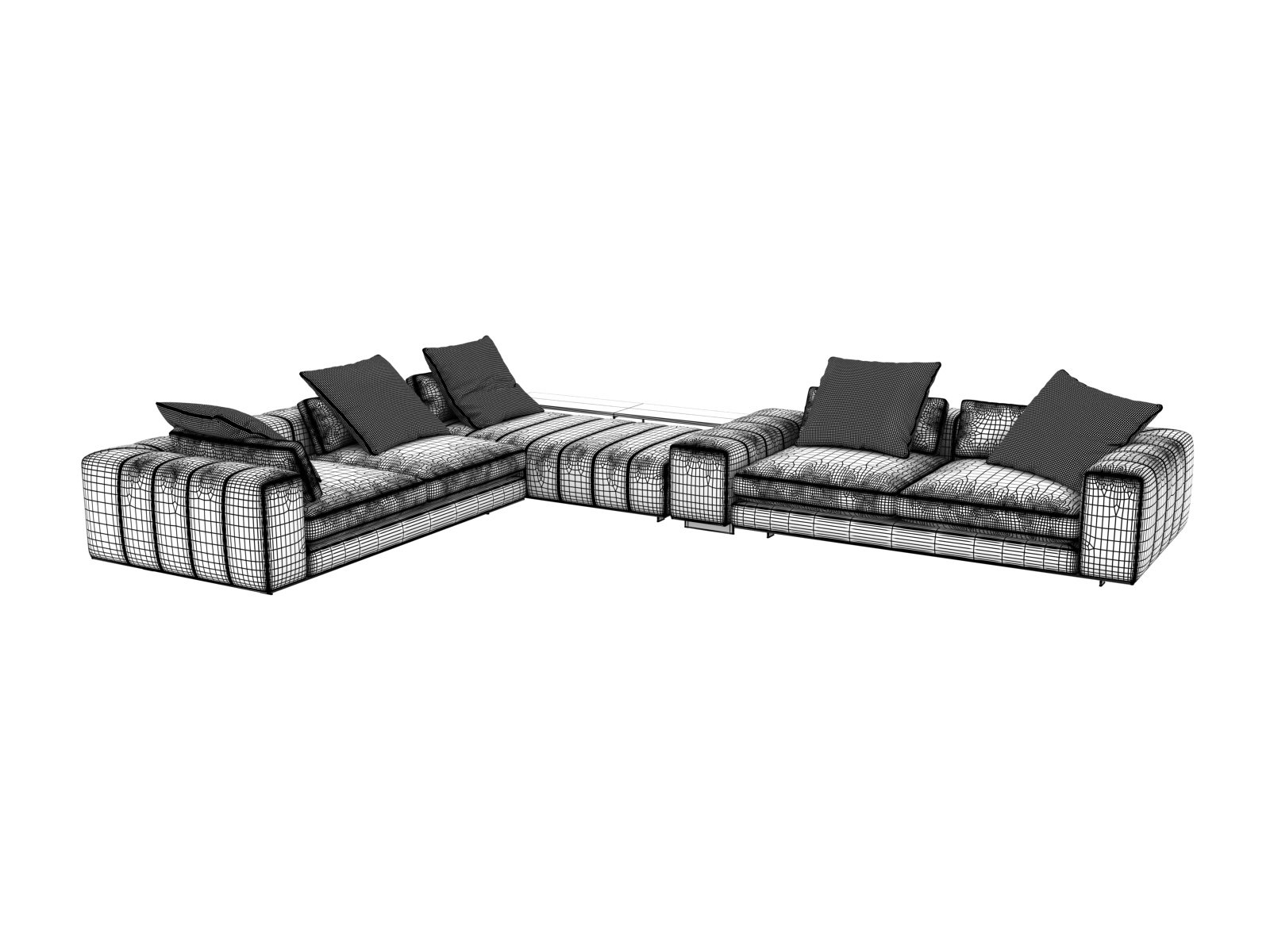 Freeman corner sofa c model - TurboSquid 1308974