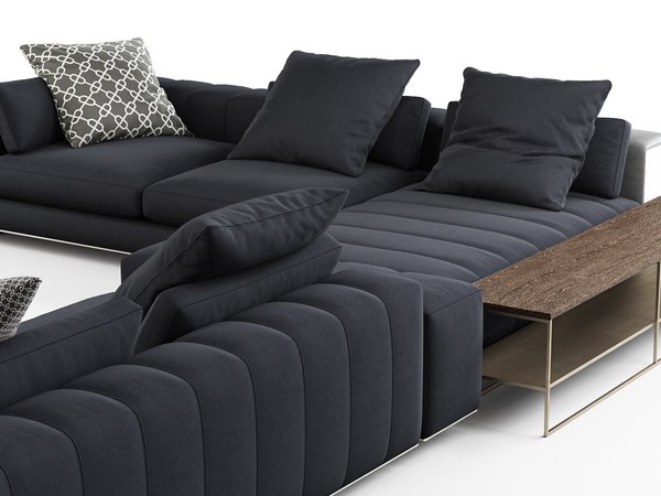 Freeman corner sofa c model - TurboSquid 1308974