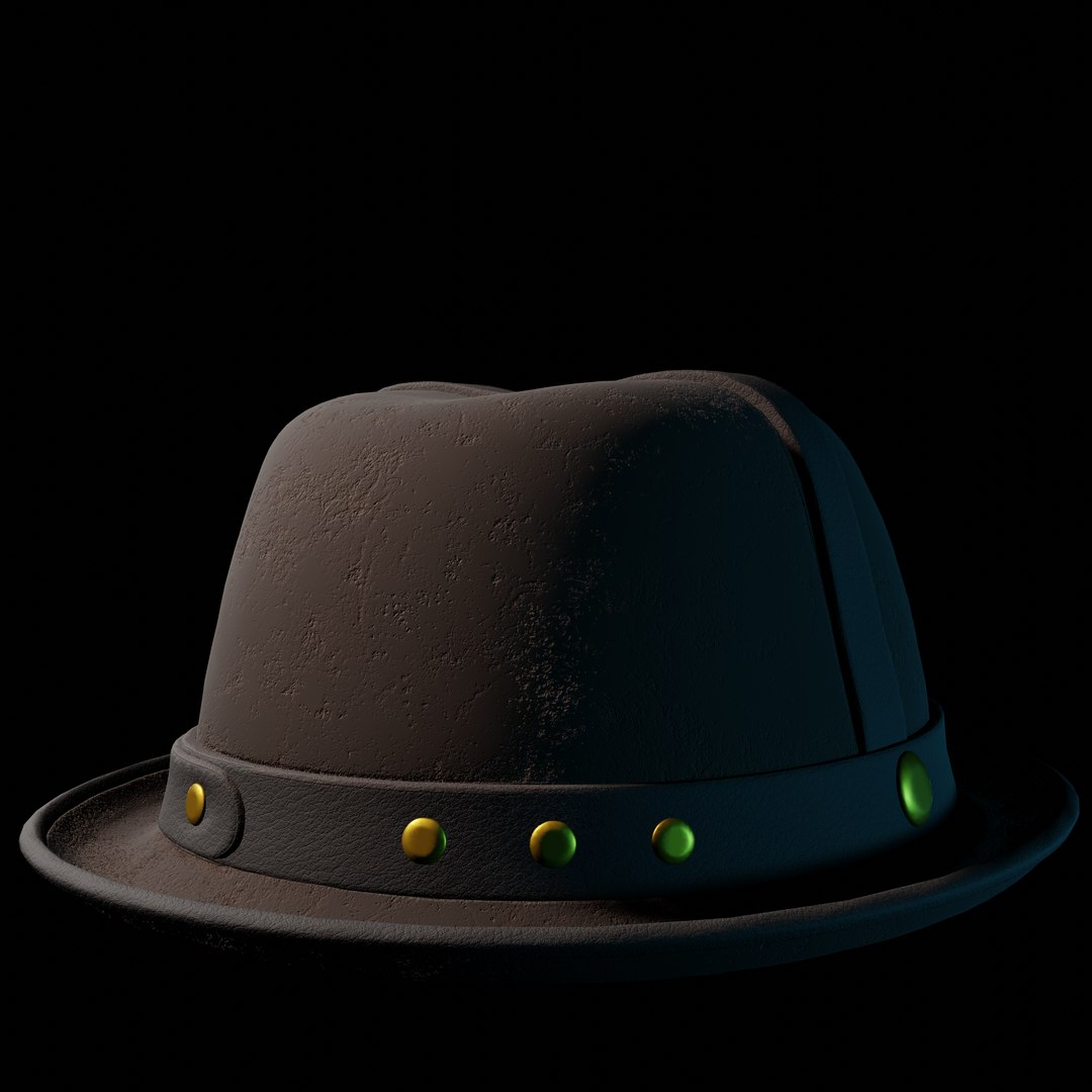 Detector Hat Realistic 3D Model - TurboSquid 1915447