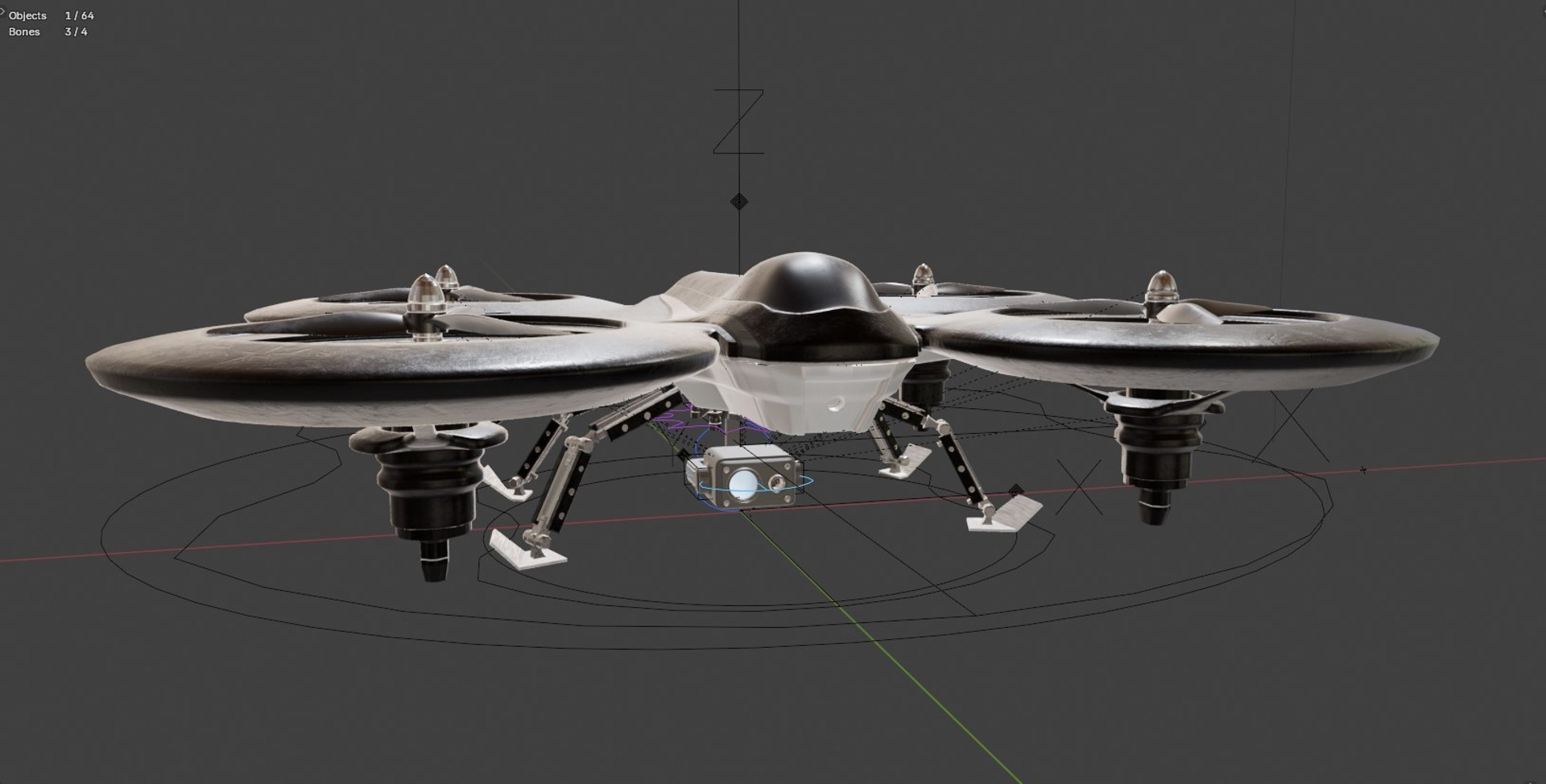 Drone 3D Model - TurboSquid 2263343