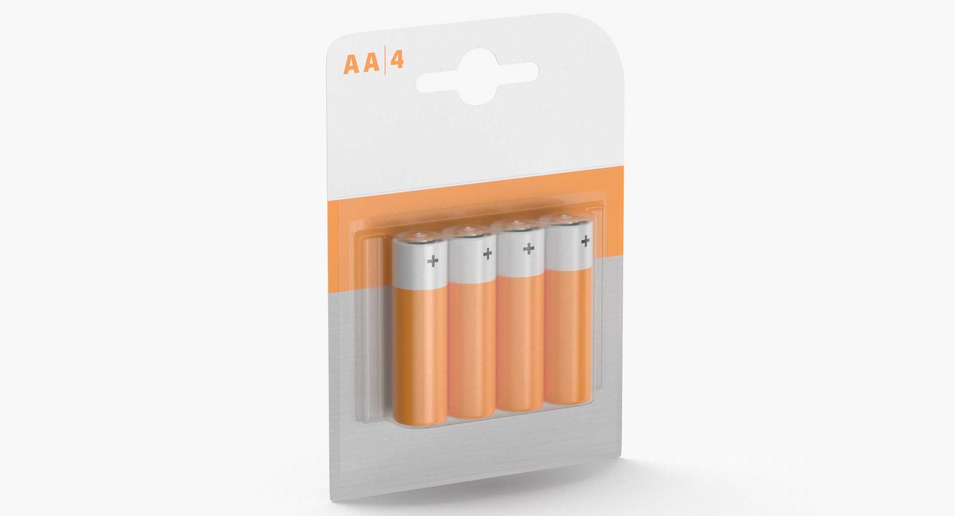 AA Battery Pack Blank And Generic Label Model - TurboSquid 2132335
