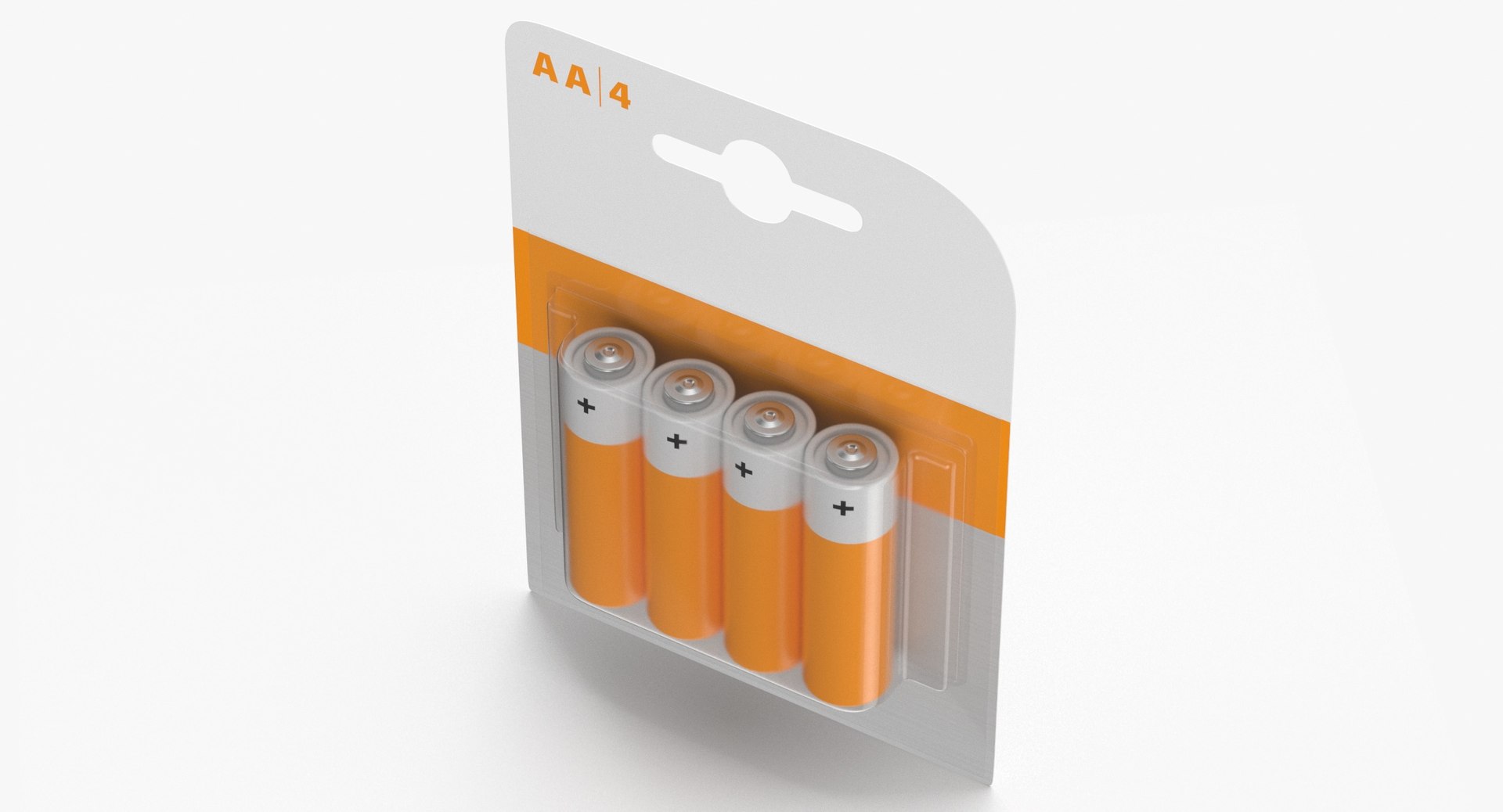 AA Battery Pack Blank And Generic Label Model - TurboSquid 2132335