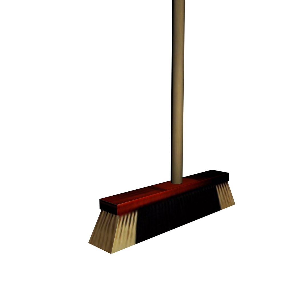 3d Model Broom Households
