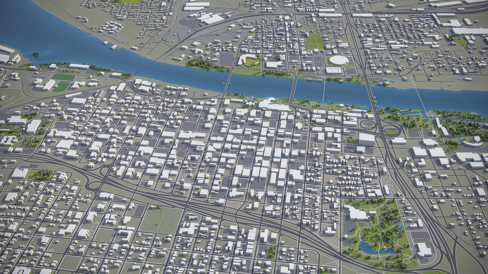 Little Rock Surrounding - 3D Model - TurboSquid 1559386