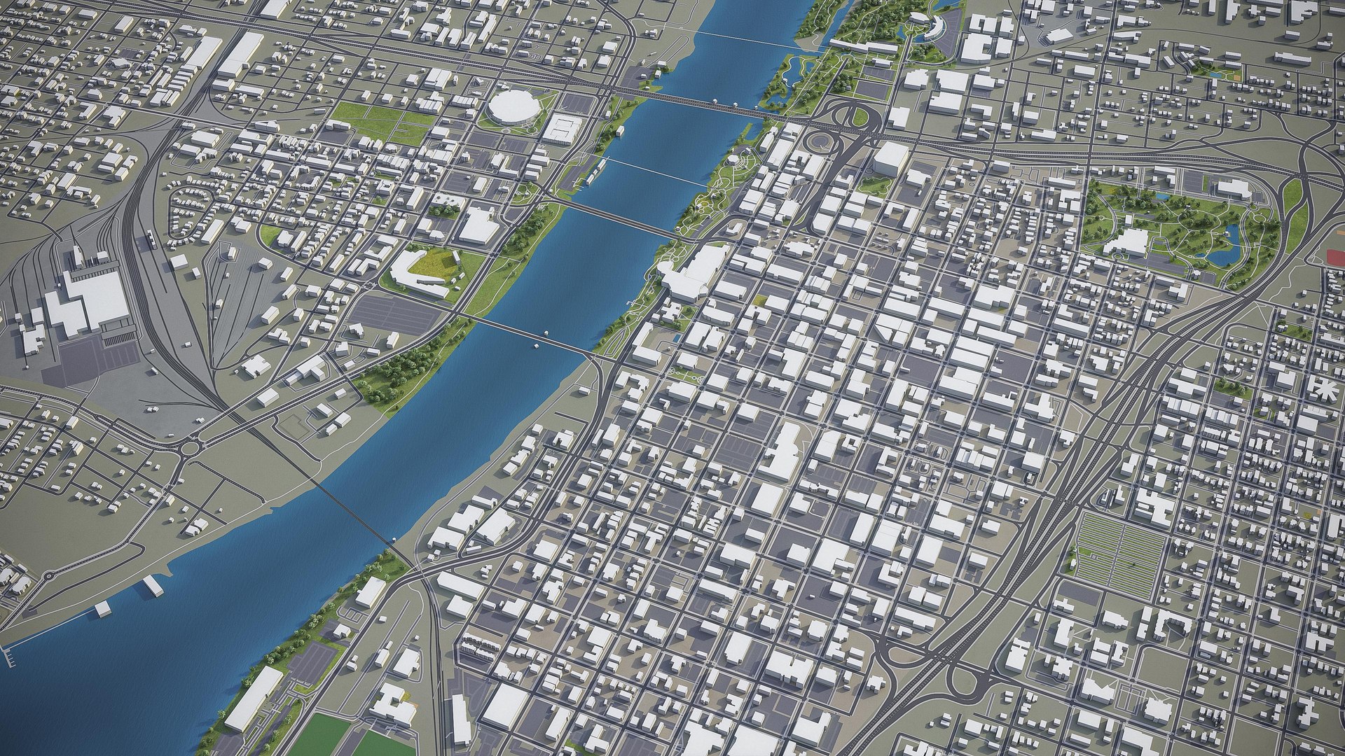 Little Rock Surrounding - 3D Model - TurboSquid 1559386