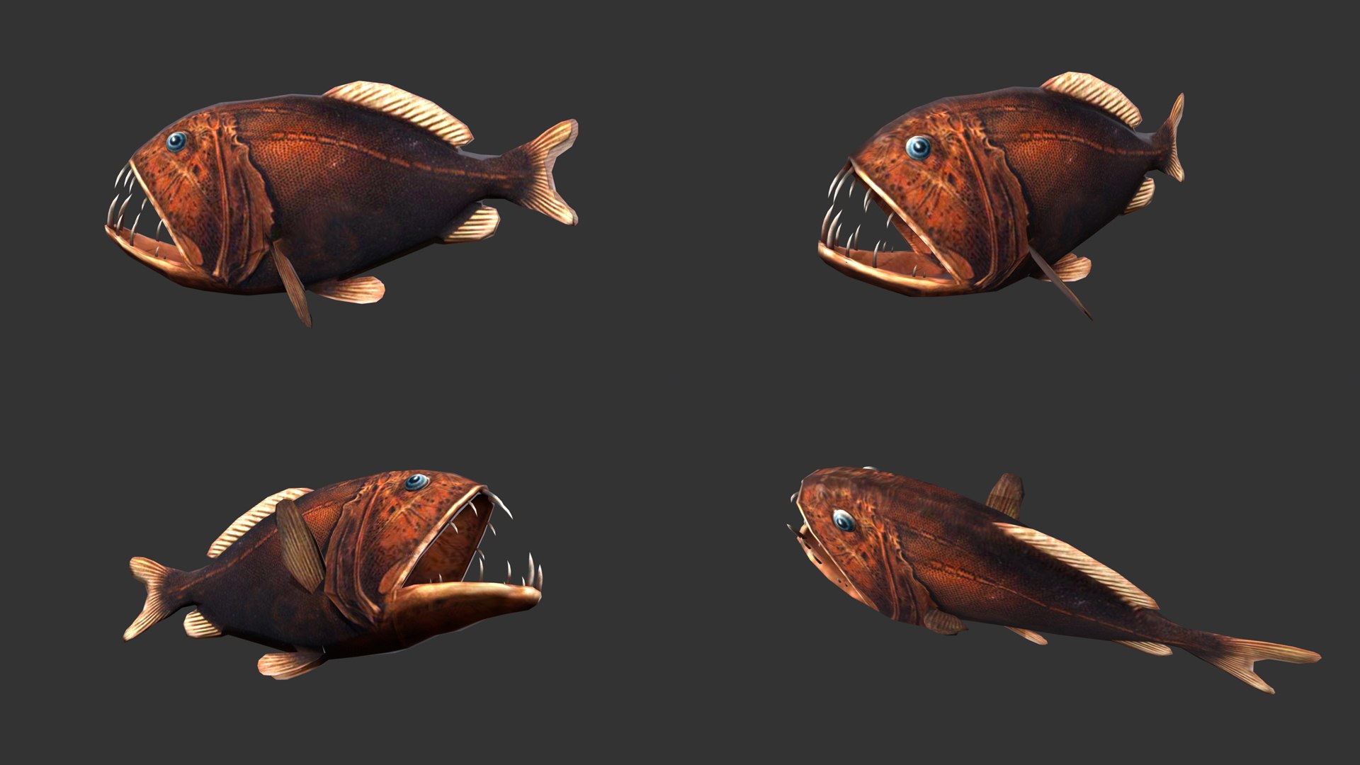 3D fish - ready pack 2 - TurboSquid 1300835