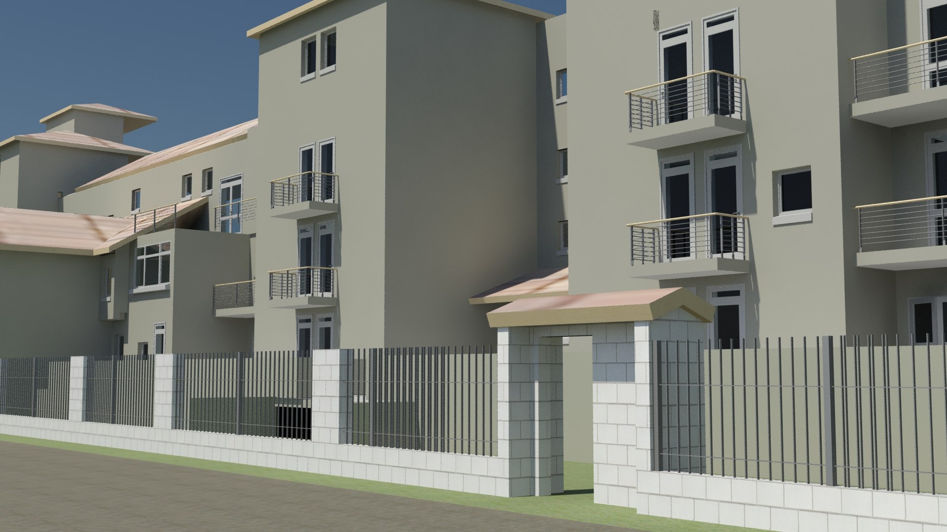 Free Max Model Andros Scene Building