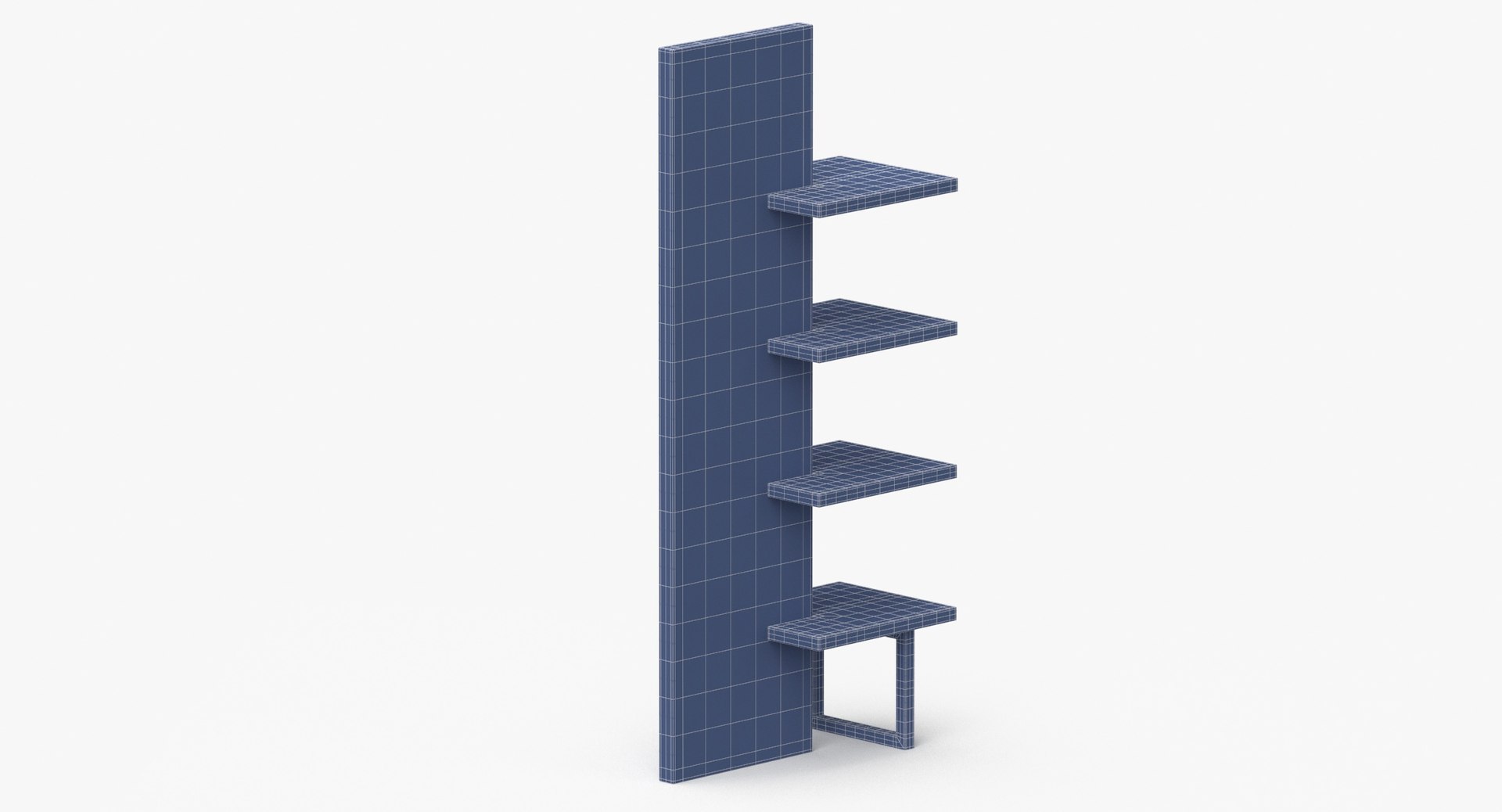 3D Kiosk Product Shelving Type 04 - TurboSquid 1978586