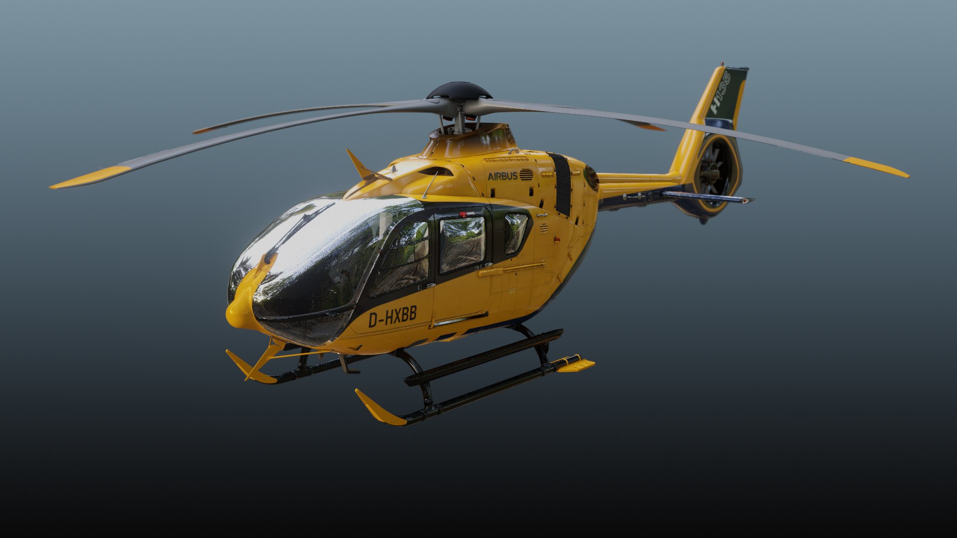 Airbus H135 Helicopter 3D Model - TurboSquid 2236774