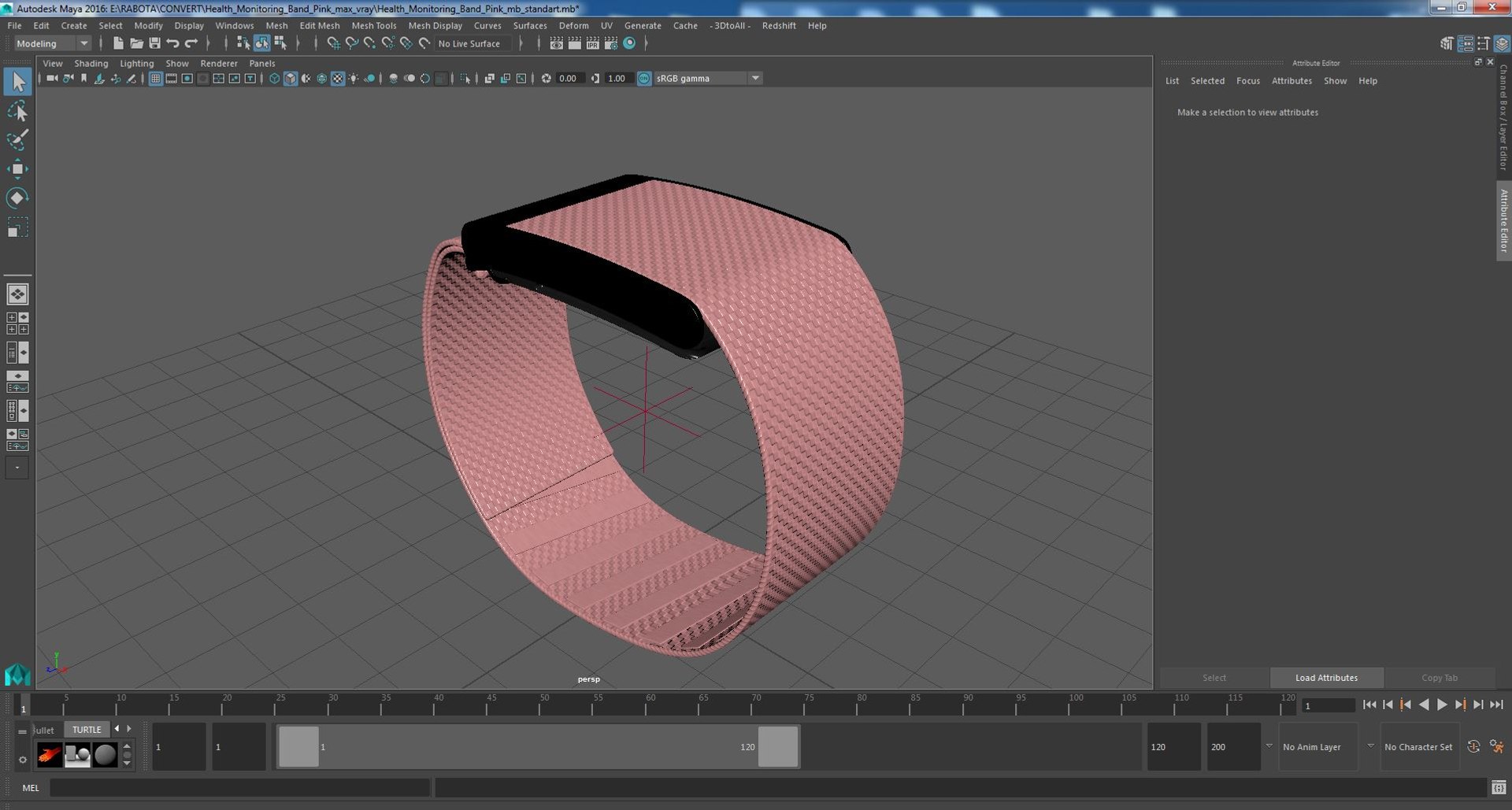 Health Monitoring Band Pink 3D Model - TurboSquid 2115642