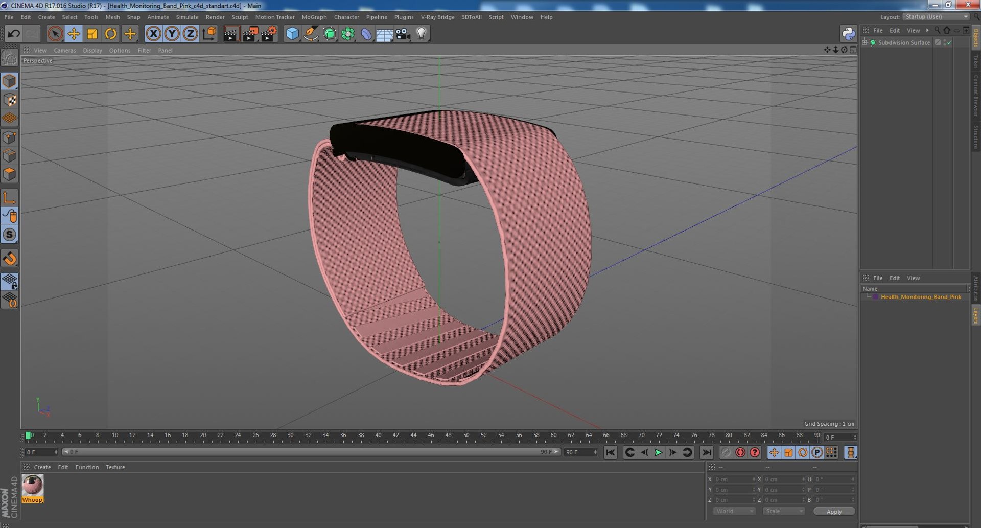 Health Monitoring Band Pink 3D Model - TurboSquid 2115642