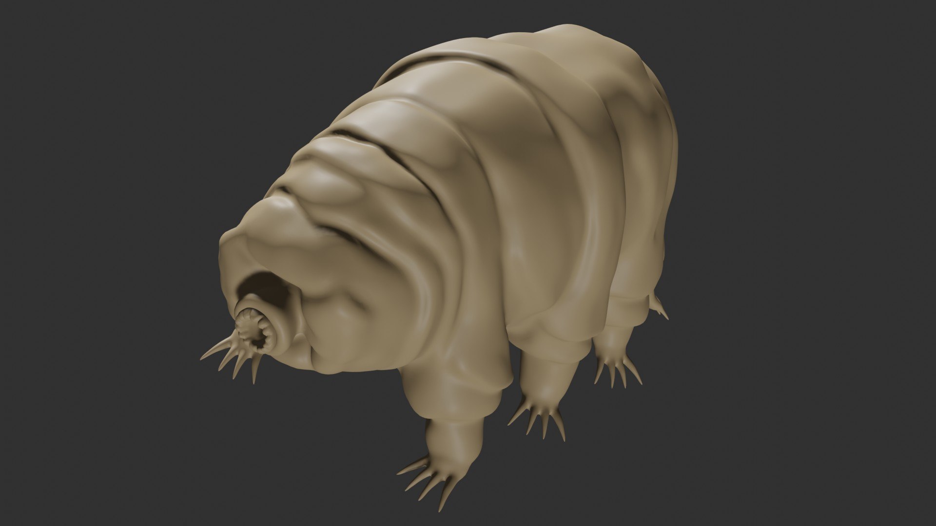 3D Rigged Tardigrade Water Bear - TurboSquid 1778995