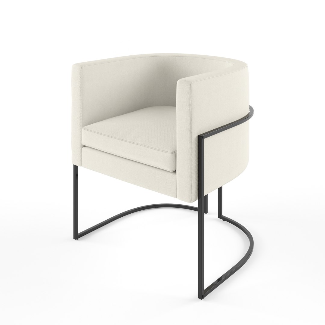 Duistt Julius Iron Chair 3D Model - TurboSquid 1439079